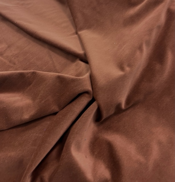 Draylon – Upholstery Velvet -(AW) Mid Chocolate Brown – 145cm wide – 30 ...