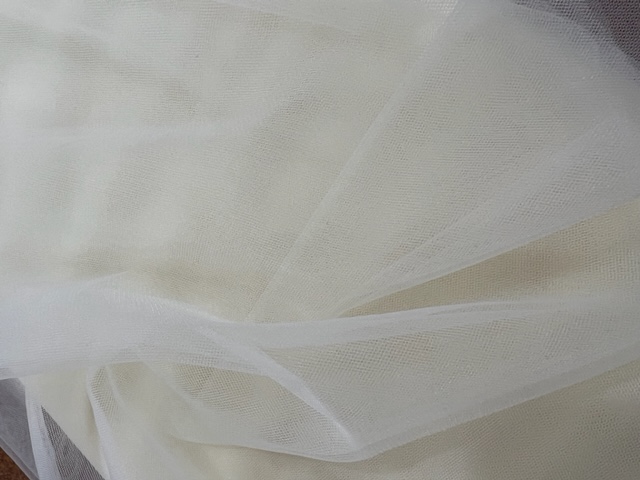 Bridal Tulle – Soft Cream (104) – 100% Nylon – 175cm wide – $9.00 per ...